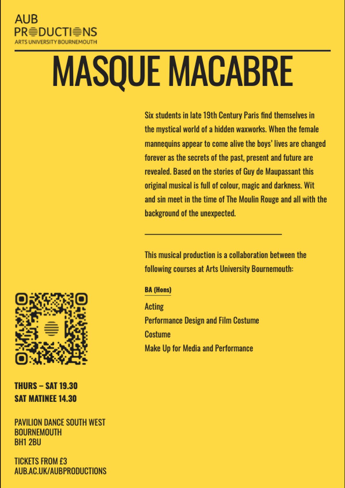 The Background to Masque Macabre — Crispin Harris - Buymeacoffee