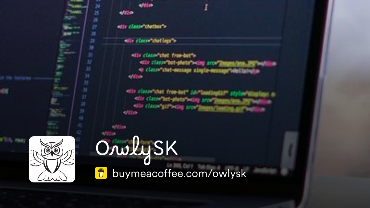 OwlySK is developer - Buymeacoffee