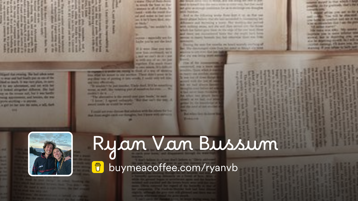 Extras | Ryan Van Bussum - Buymeacoffee