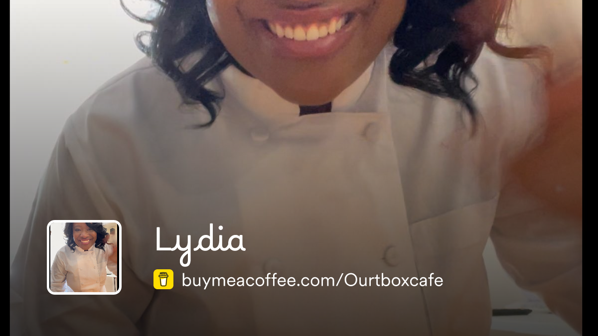 Lydia is Fundraiser to support OurtBox Cafe - Buymeacoffee