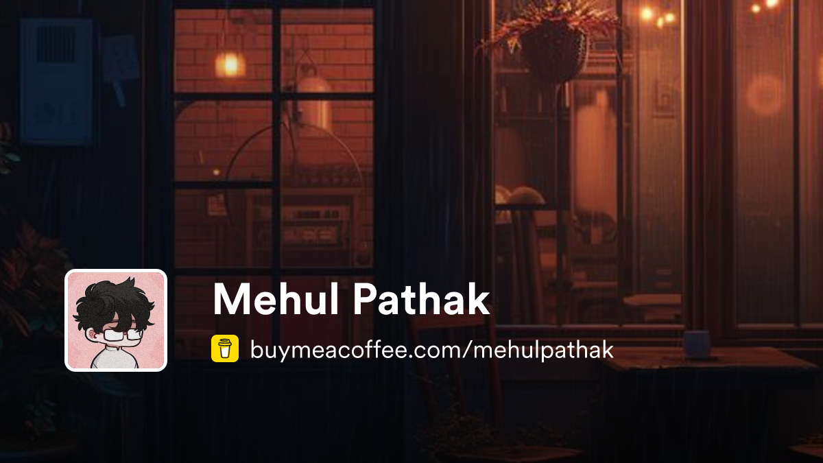 Mehul Pathak - Buymeacoffee