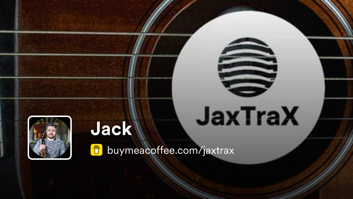 Jack is creating real acoustic instrumental backing tracks - Buymeacoffee