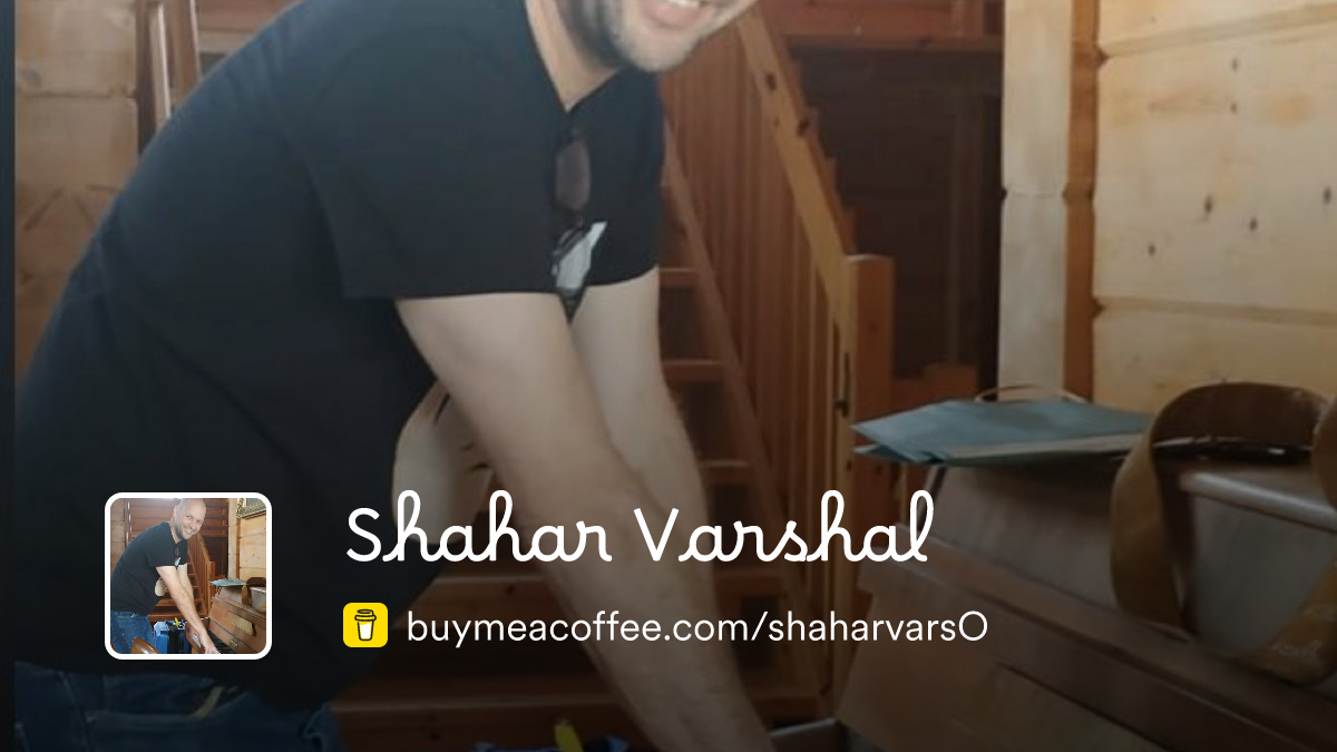 Shahar Varshal is Dj& Mashup Artist - Buymeacoffee