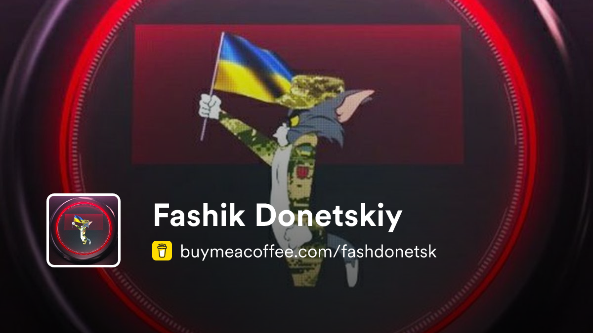 Fashik Donetskiy is Контрпропаганда. Гноблю русню - Buymeacoffee