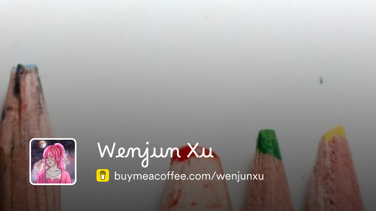 Wenjun Xu is creating cartoon portraits - Buymeacoffee