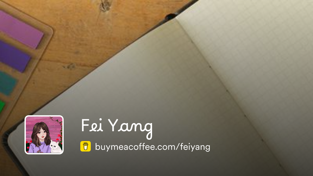 Fei Yang is creating cartoon portraits - Buymeacoffee