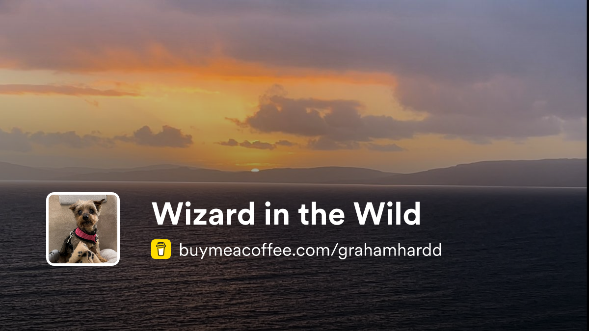 Wizard in the Wild is YouTube content - Buymeacoffee