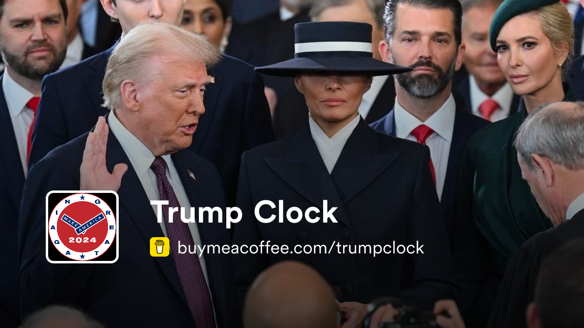 Trump Clock is a tremendously beautiful poll the likes no one has ever ...