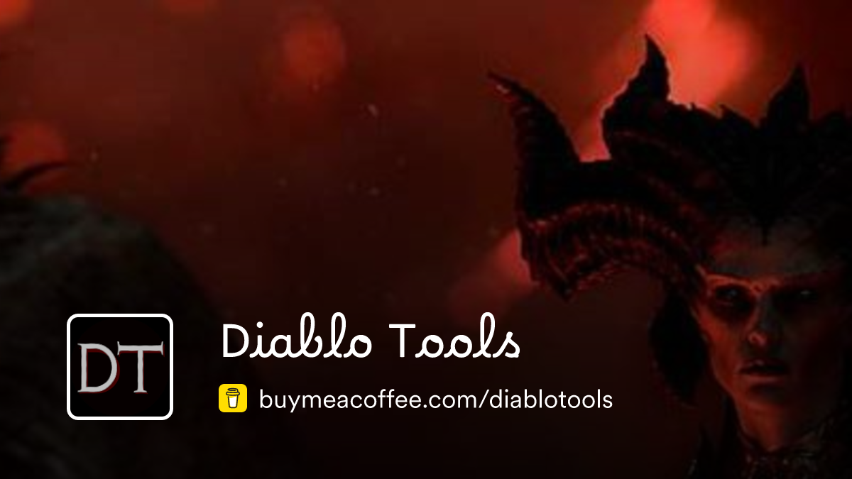 Diablo Tools is a fansite for Diablo. - Buymeacoffee