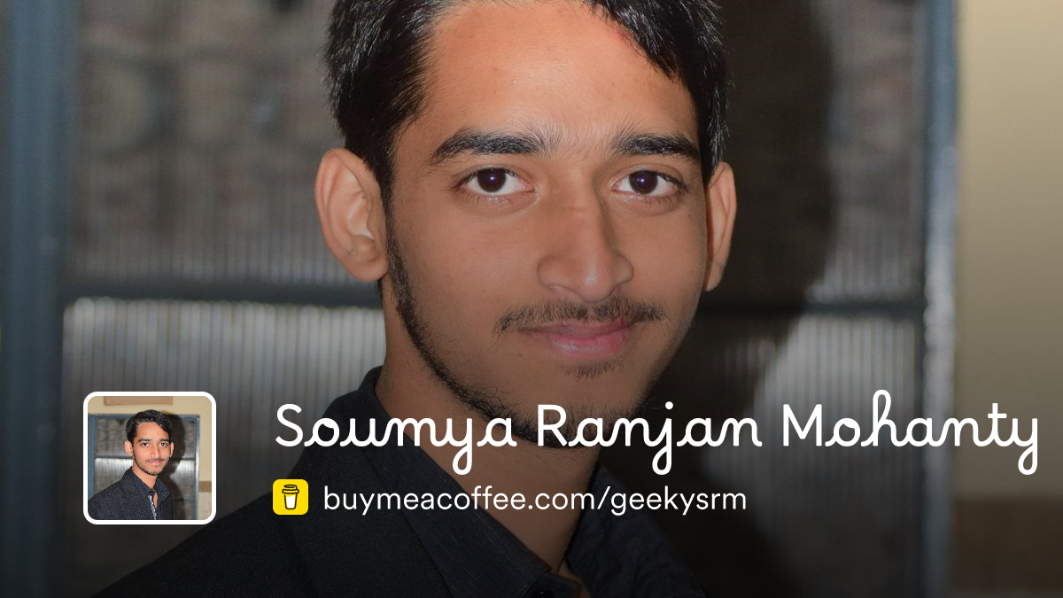 Membership Soumya Ranjan Mohanty Buymeacoffee Membership Soumya Ranjan Mohanty Buymeacoffee
