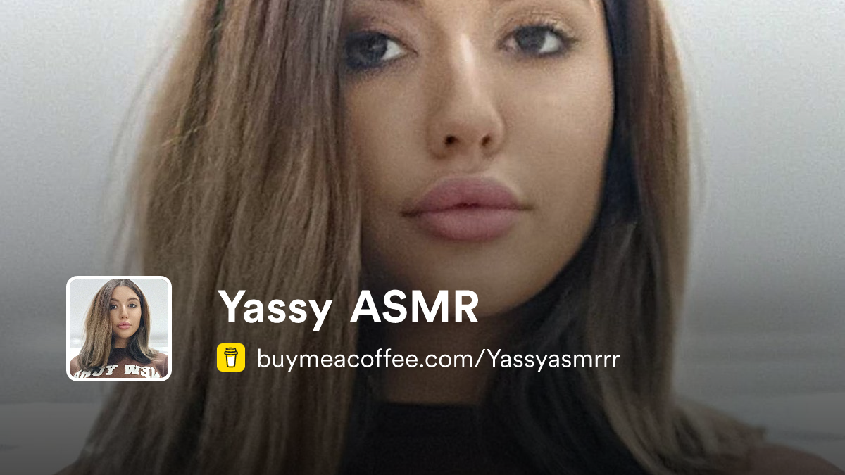 Yassy ASMR - Buymeacoffee