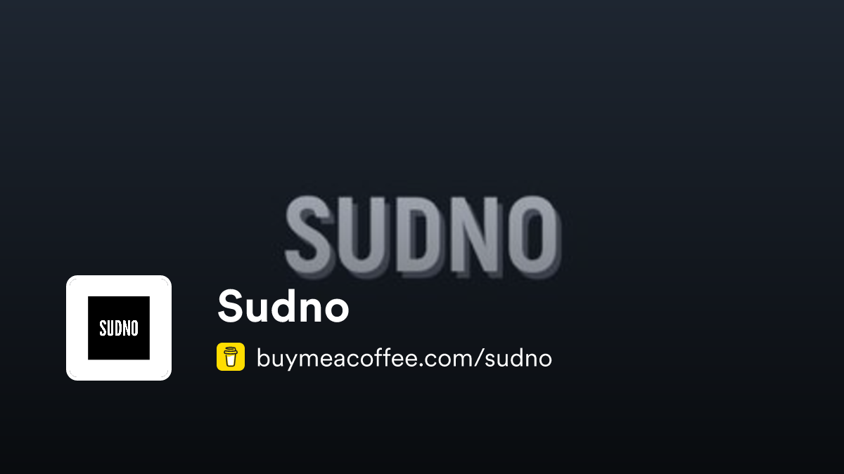 Membership | Sudno - Buymeacoffee