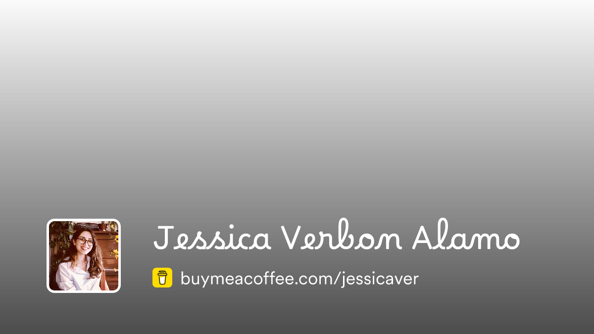 Jessica Verbon Alamo is Escritora - Buymeacoffee