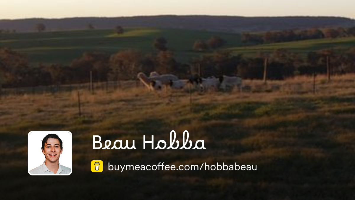 Beau Hobba is maintaining and making Australian data accessible - Buymeacoffee