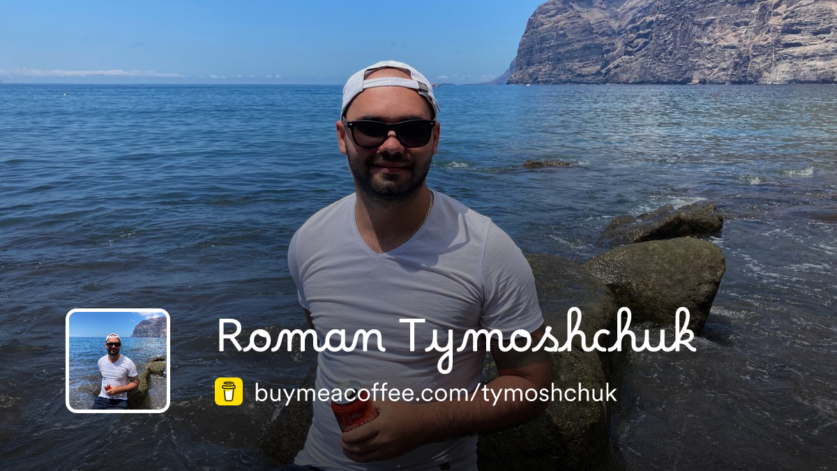 Roman Tymoshchuk - Buymeacoffee