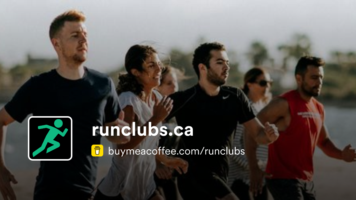 runclubs.ca is maintaining Canada's largest run club directory - Buymeacoffee