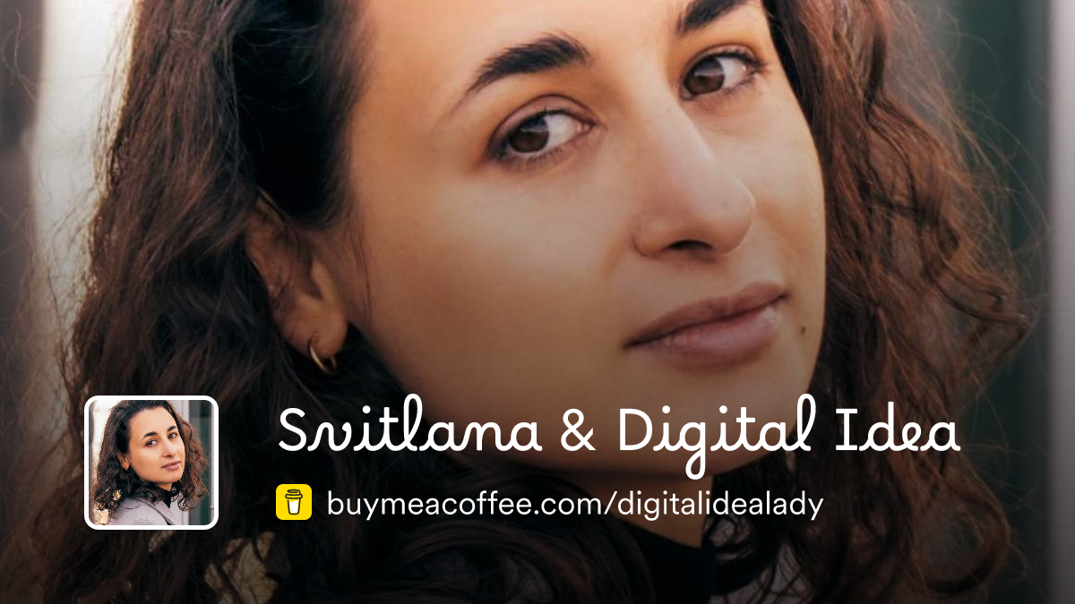 Svitlana & Digital Idea - Buymeacoffee