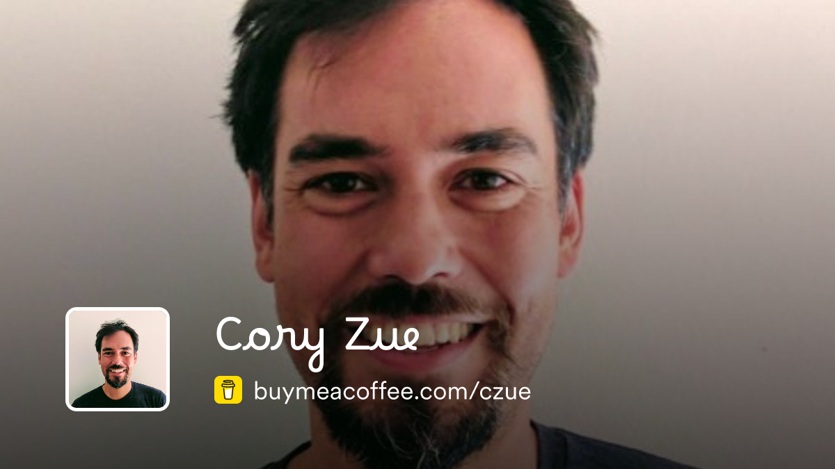 Cory Zue - Buymeacoffee