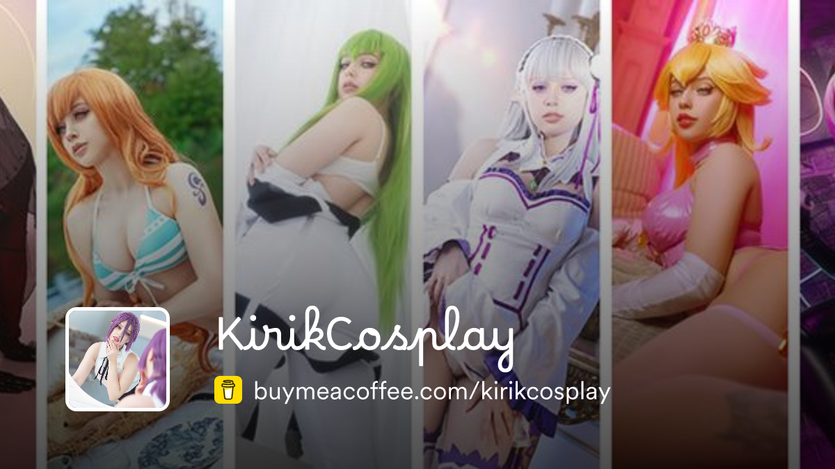 KirikCosplay is Cosplay and photography - Buymeacoffee