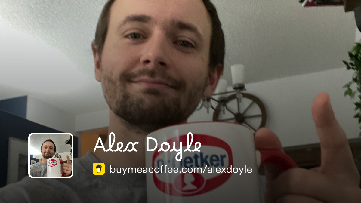 Alex Doyle - Buymeacoffee