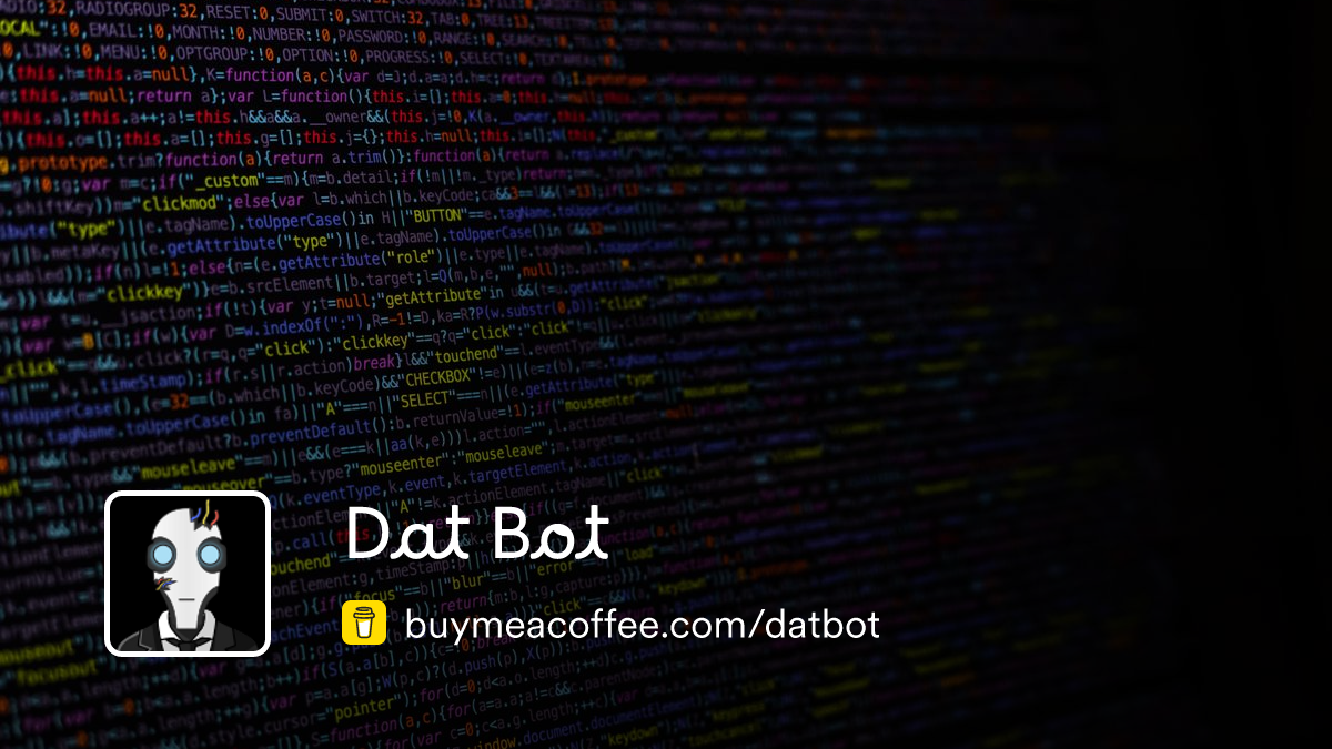 Dat Bot is inflicting insults one message at a time. - Buymeacoffee