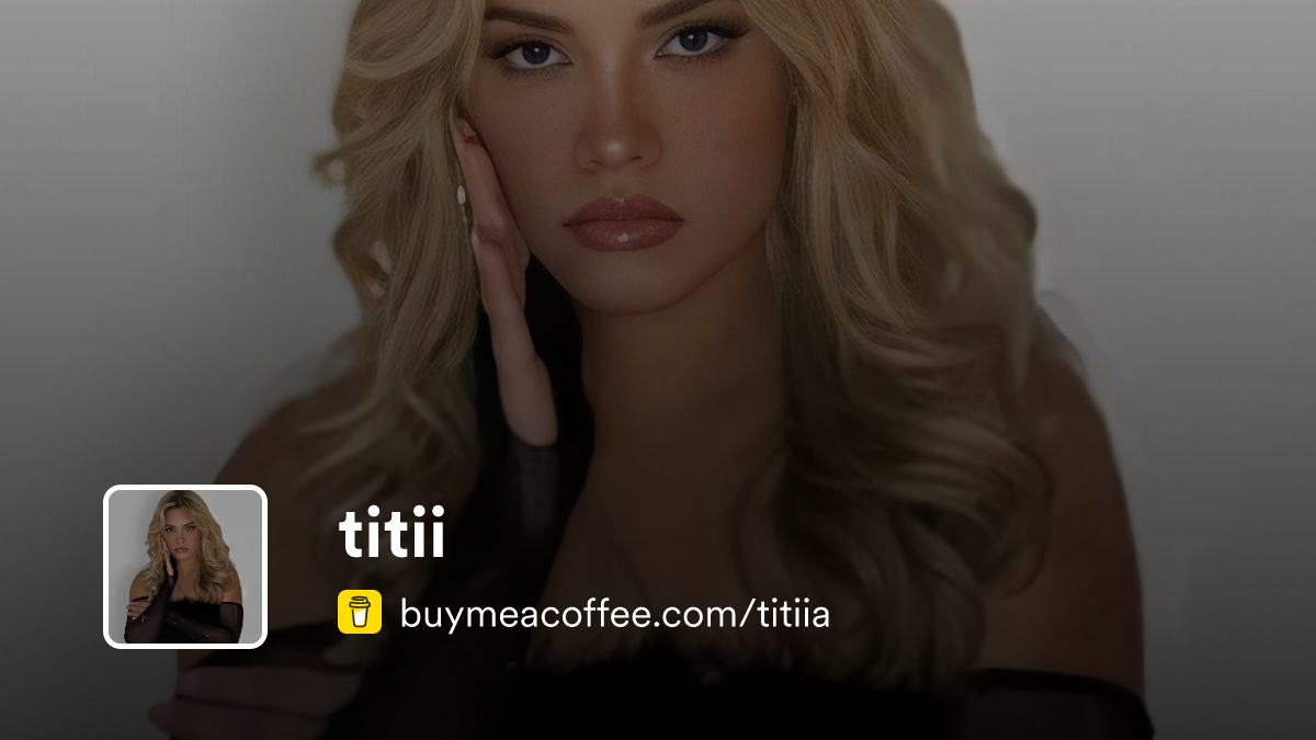 titii is Creating content and making beats - Buymeacoffee