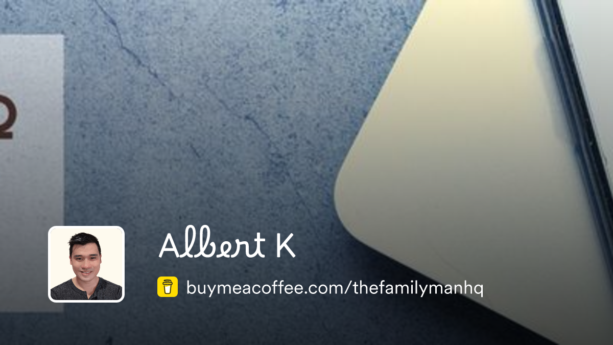 Extras | Albert K - Buymeacoffee