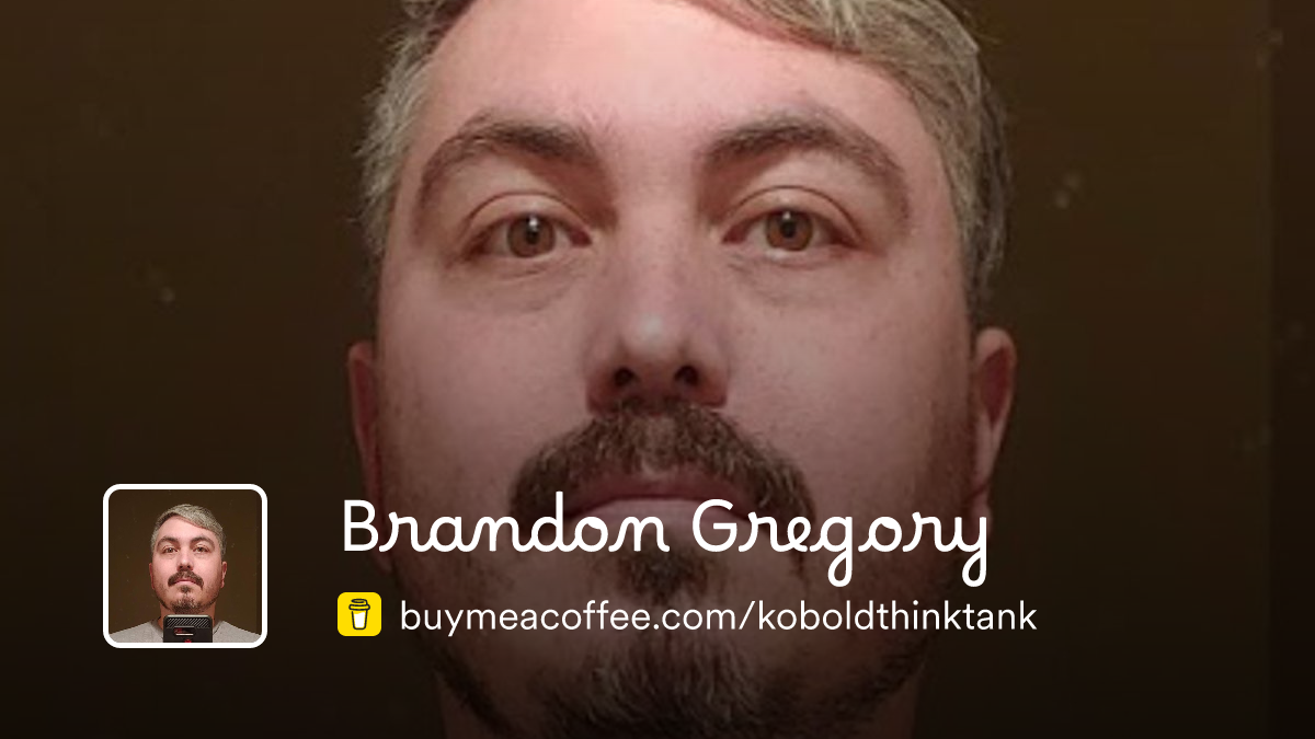 Brandon Gregory - Buymeacoffee