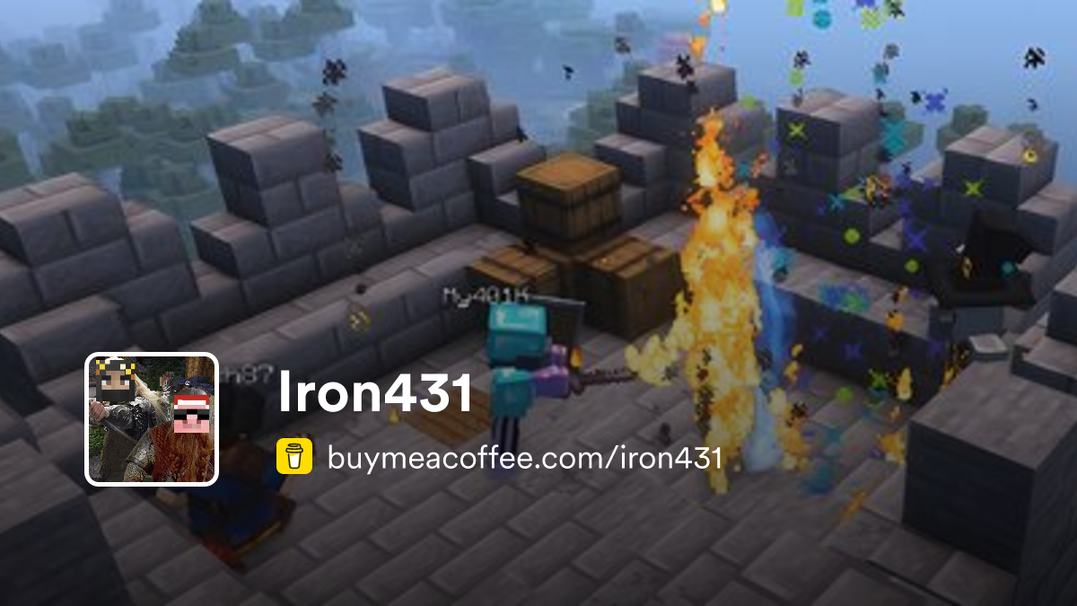 Iron431 is Creating Minecraft Mods - Buymeacoffee
