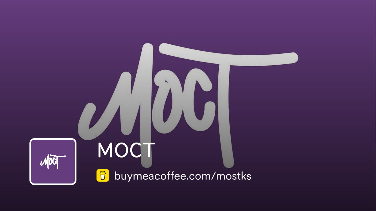 MOCT is news - Buymeacoffee
