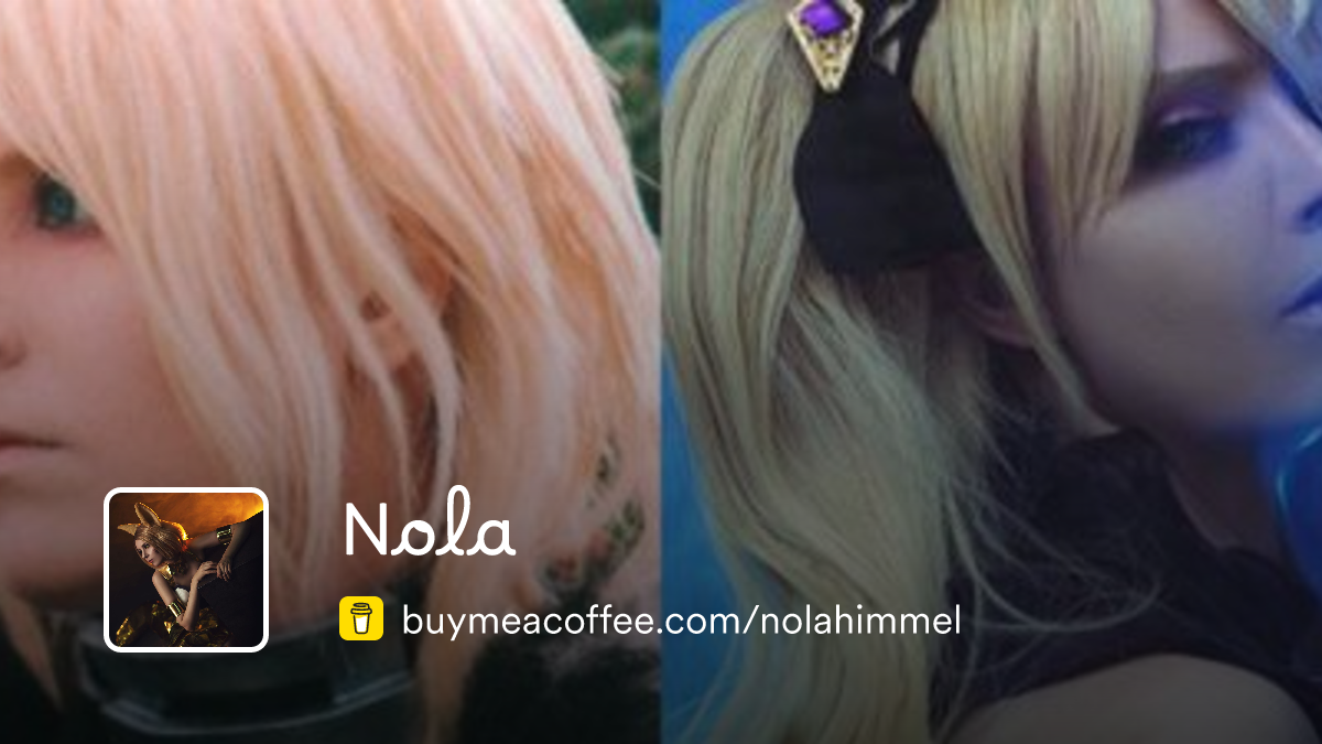 Nola is creating cosplay - Buymeacoffee