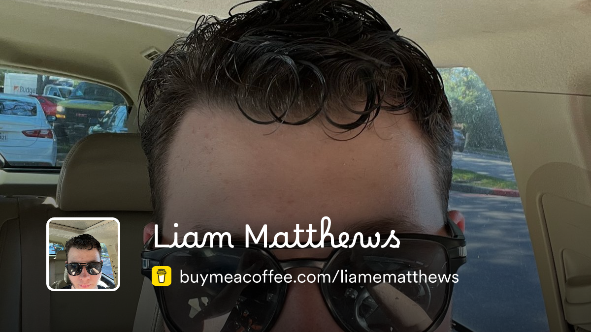 Liam Matthews is Music - Buymeacoffee