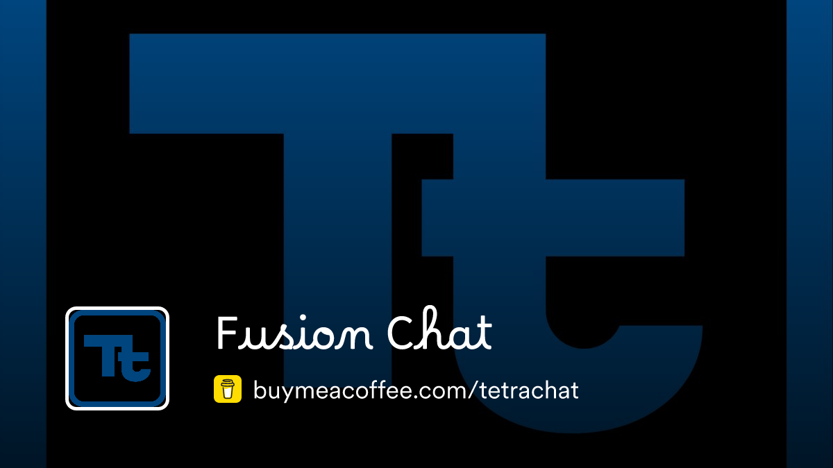 Fusion Chat - Buymeacoffee