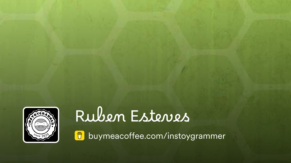 Ruben Esteves is creating moments in a small scale - Buymeacoffee