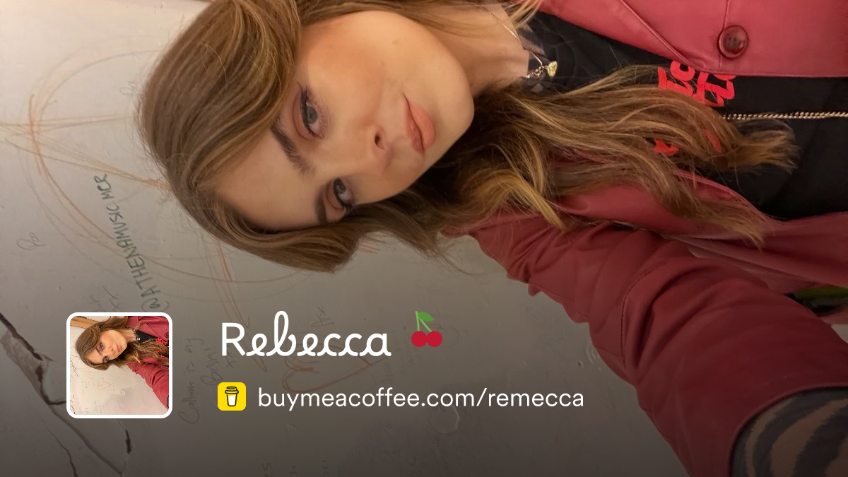 Rebecca 🍒 - Buymeacoffee