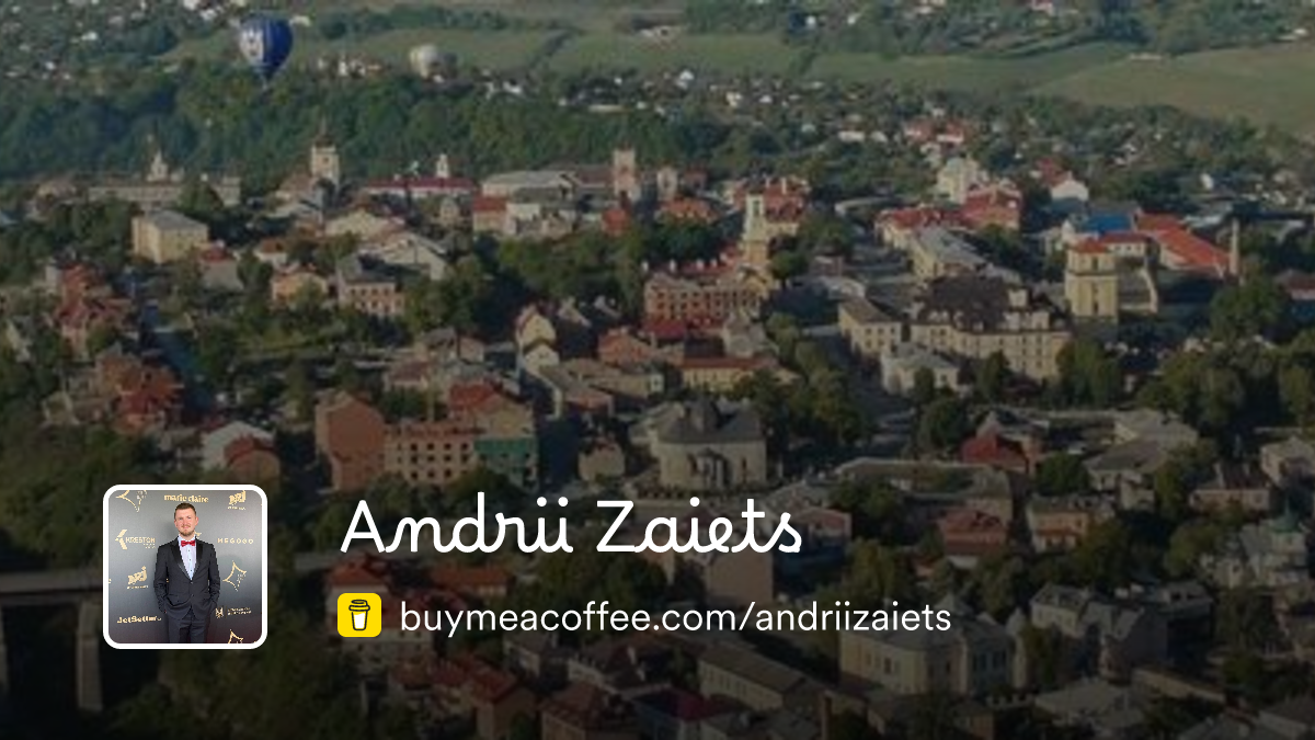 Andrii Zaiets is Creating documentary films, feature films and film festivals. - Buymeacoffee