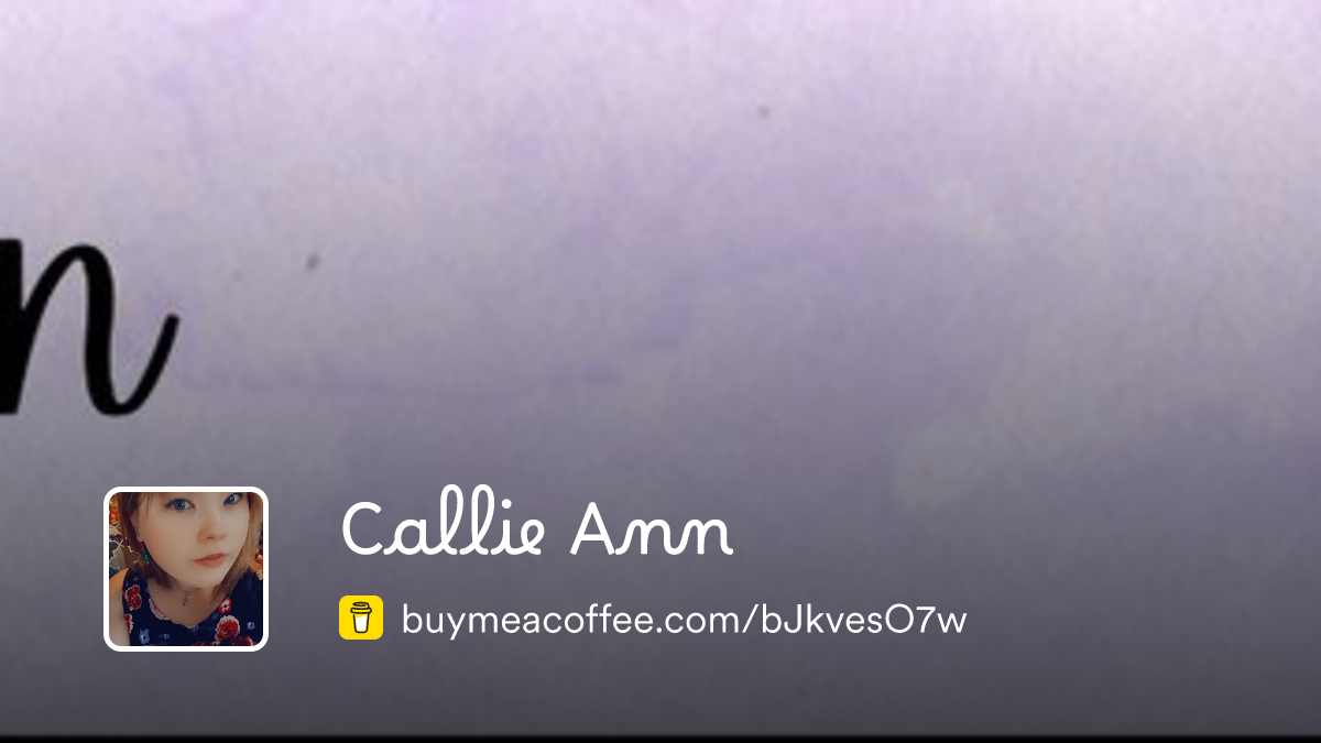 Callie Ann is writing poetry - Buymeacoffee