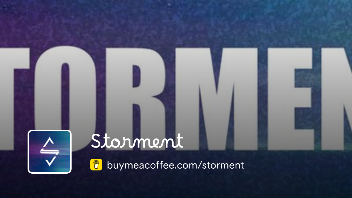Storment - Buymeacoffee