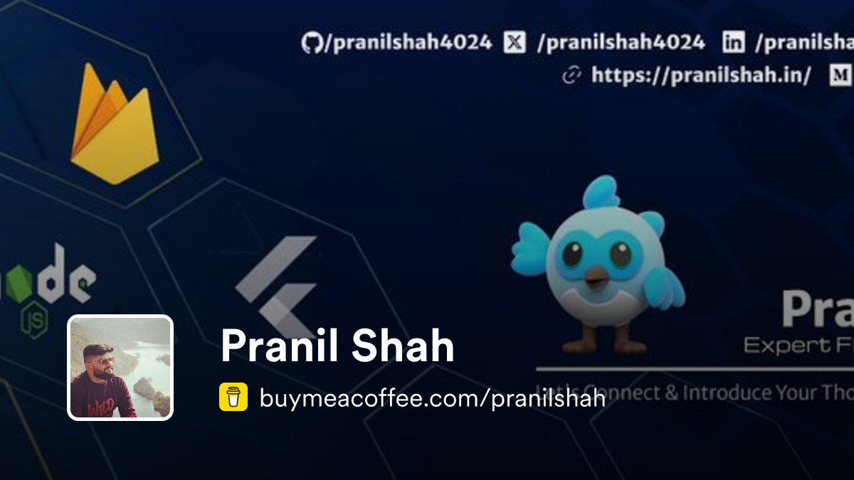 Pranil Shah - Buymeacoffee