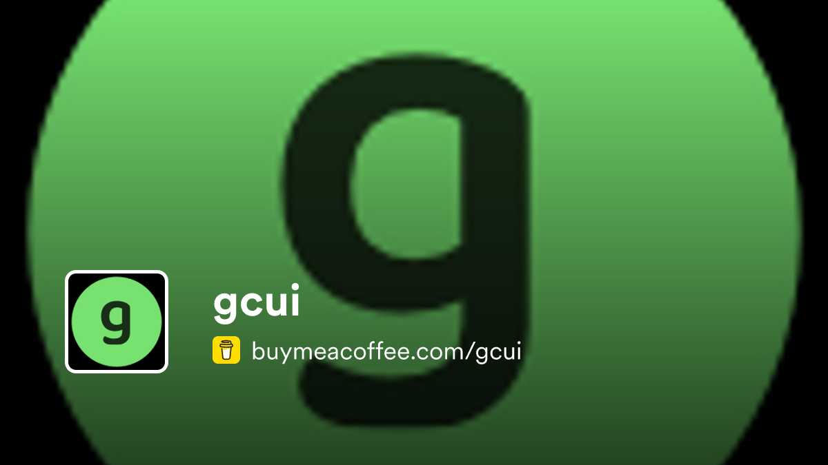 gcui is Open-source AI apps, components, APIs. - Buymeacoffee