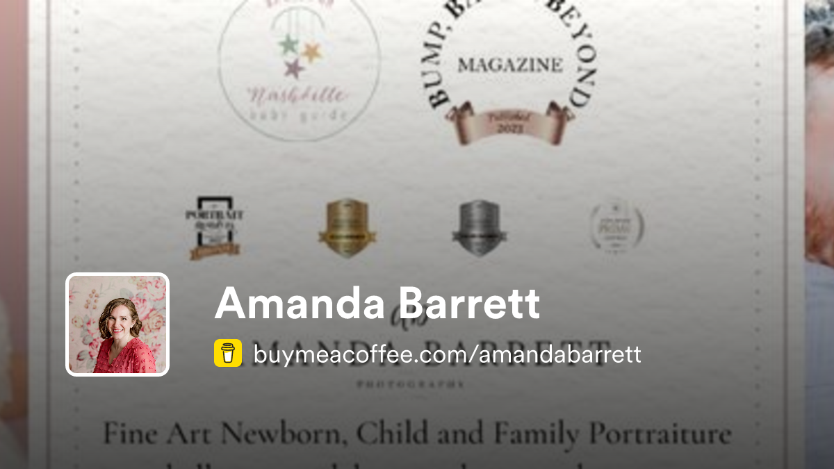 Amanda Barrett - Buymeacoffee