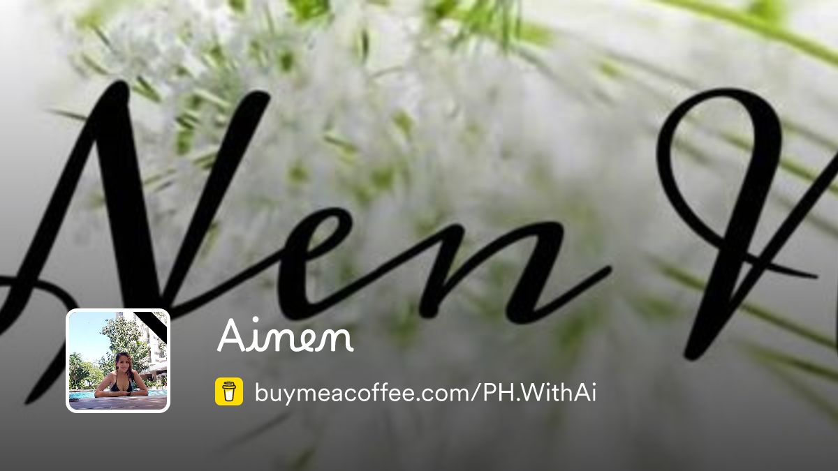 Ainen - Buymeacoffee