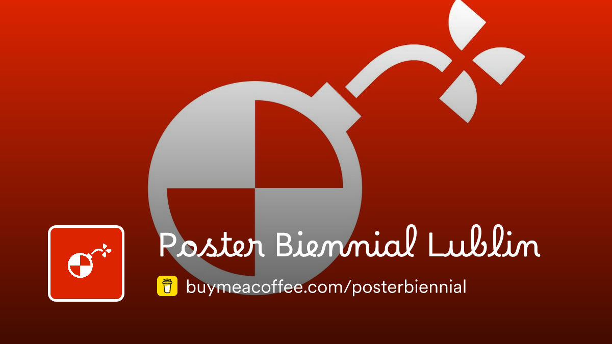 Poster Biennial Lublin - Buymeacoffee