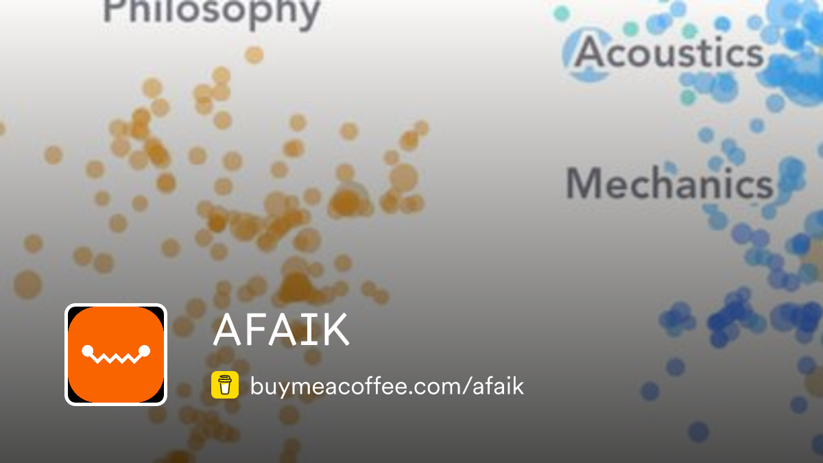 AFAIK is Building an open world learning experience for life-long learners. - Buymeacoffee