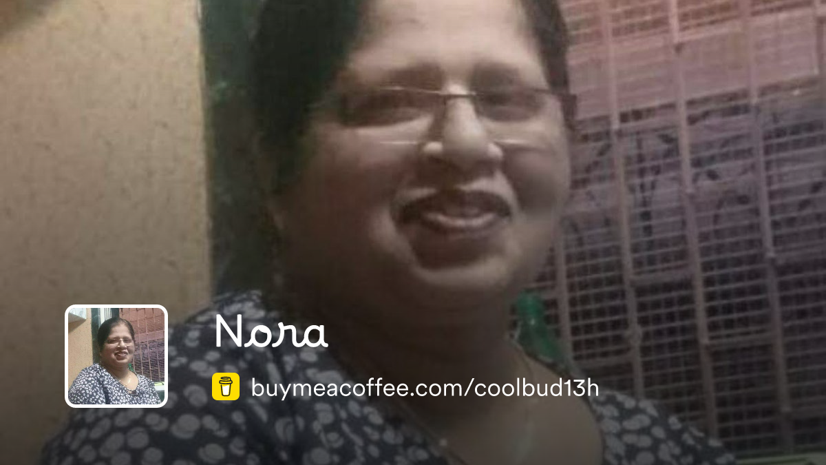 Nora is creating a blog - Buymeacoffee