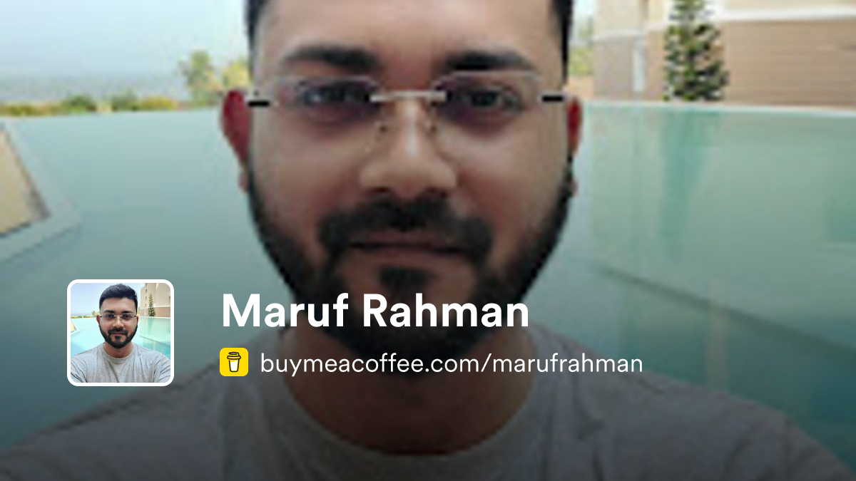 Extras | Maruf Rahman - Buymeacoffee
