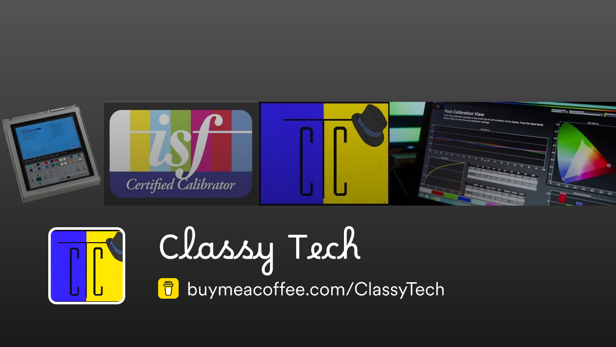 Classy Tech is YouTube video reviews and guides for new TVs - Buymeacoffee