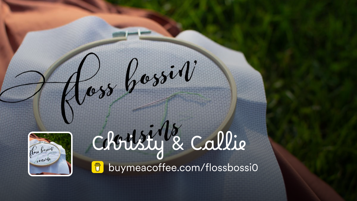 Christy & Callie is The Love of Cross Stitch - Buymeacoffee