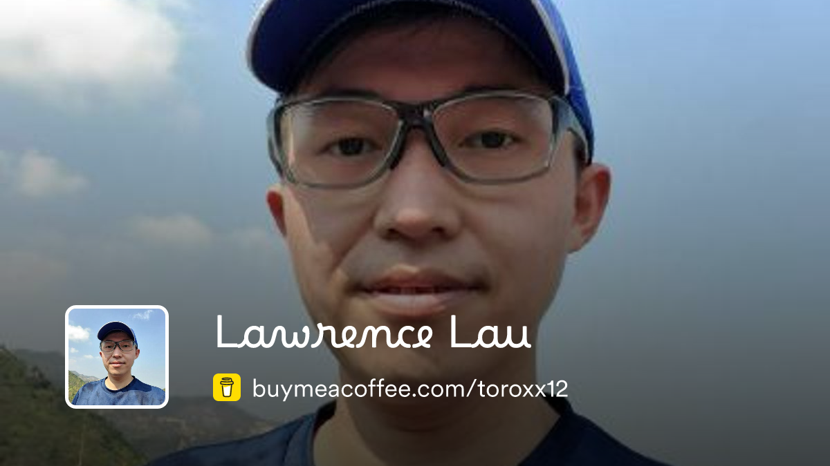 Lawrence Lau is website, mobile and vscode plugin dev - Buymeacoffee