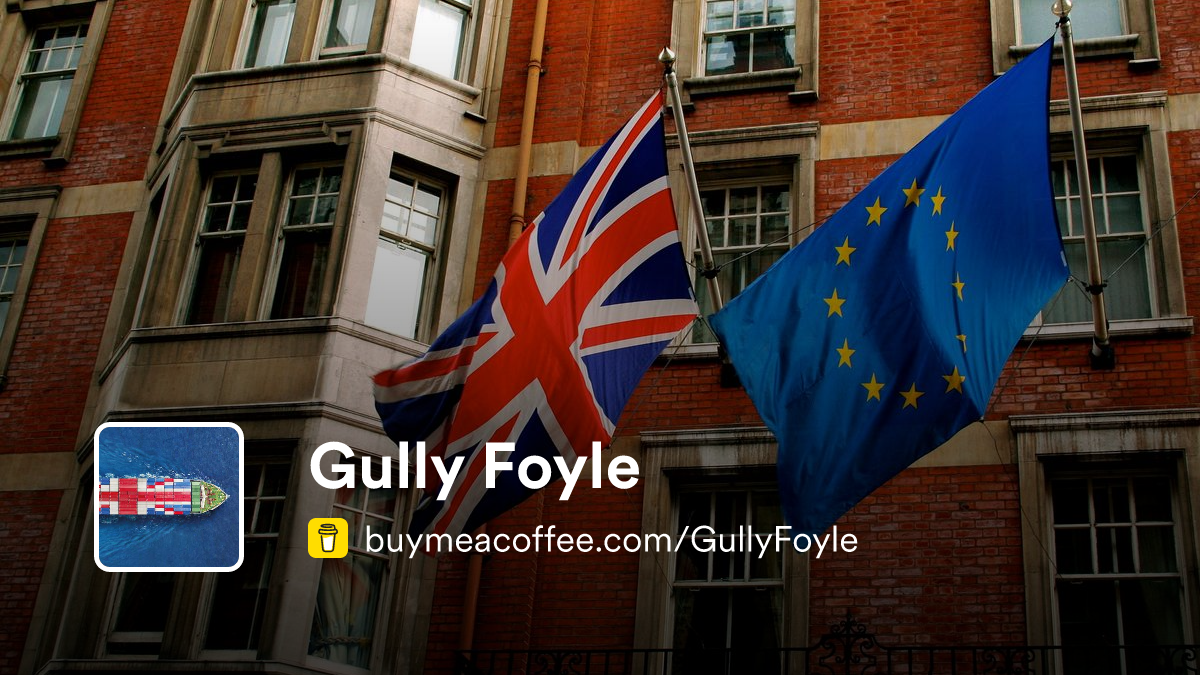 Gully Foyle is Broadcasting Good News About UK Global Trade - Buymeacoffee